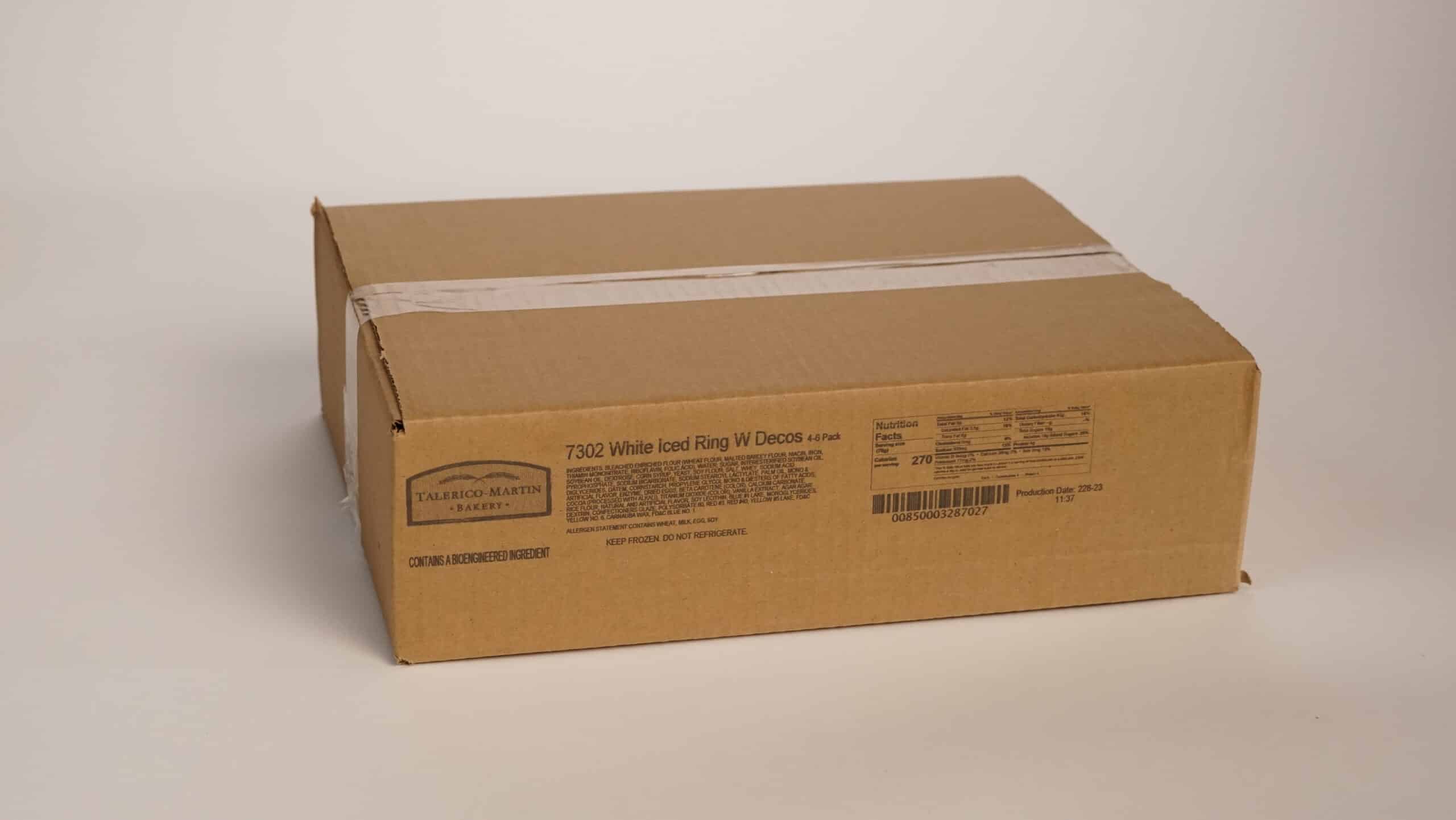 Talerico Martin Bakery | Yeast Ring Vanilla Iced With Decos